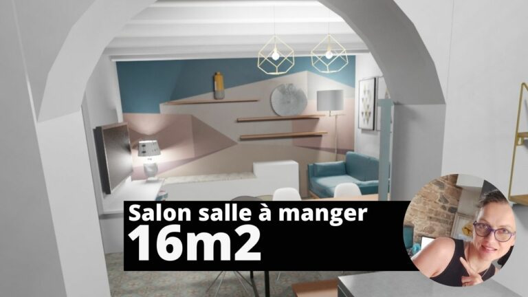 Aménager un salon salle a manger 16m2