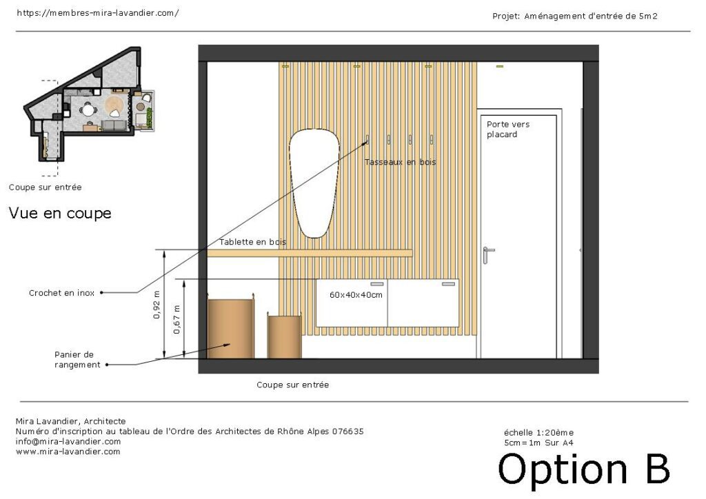 Aménager un sas d entrée 5m2