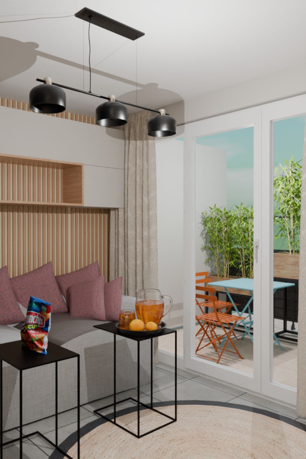 Inspiration: plan appartement 25m2 optimisé et déco